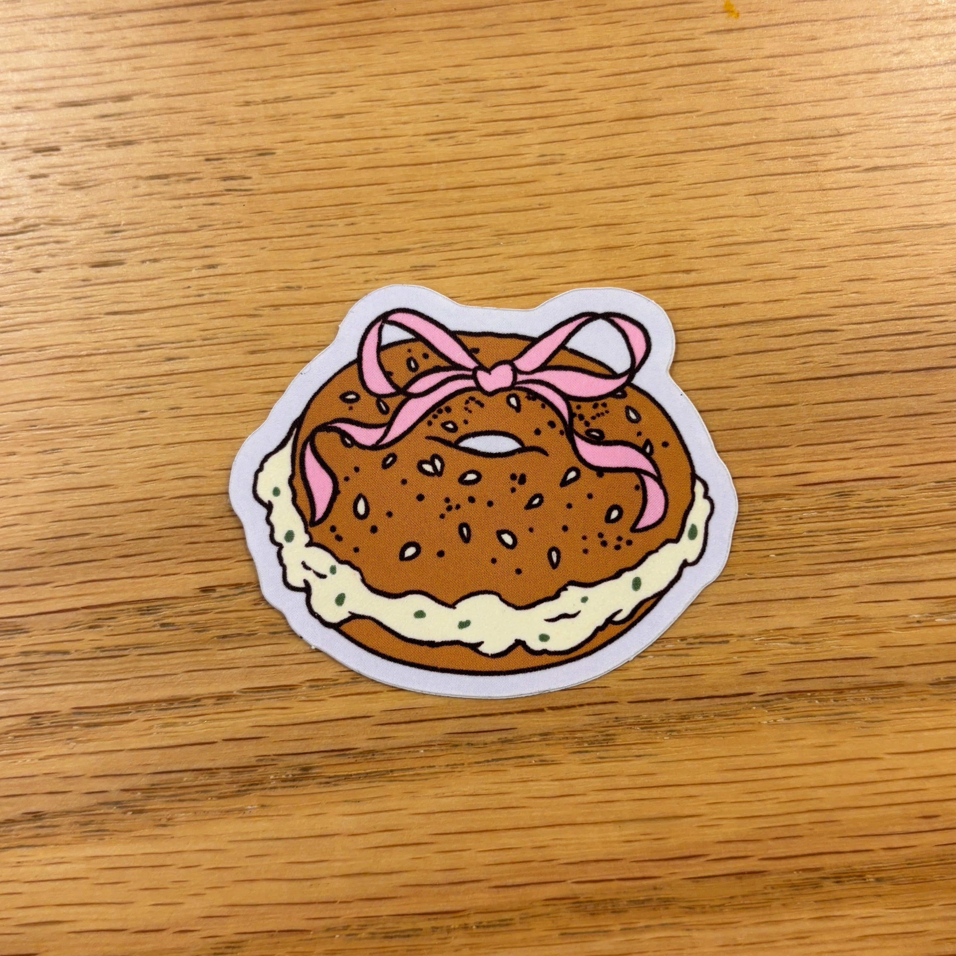Bagel Sticker – Kira Cyan
