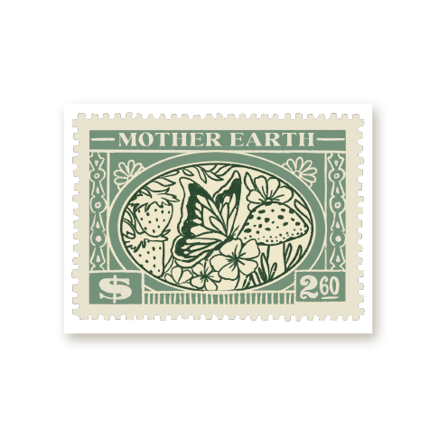 Earth Stamp Sticker – Kira Cyan