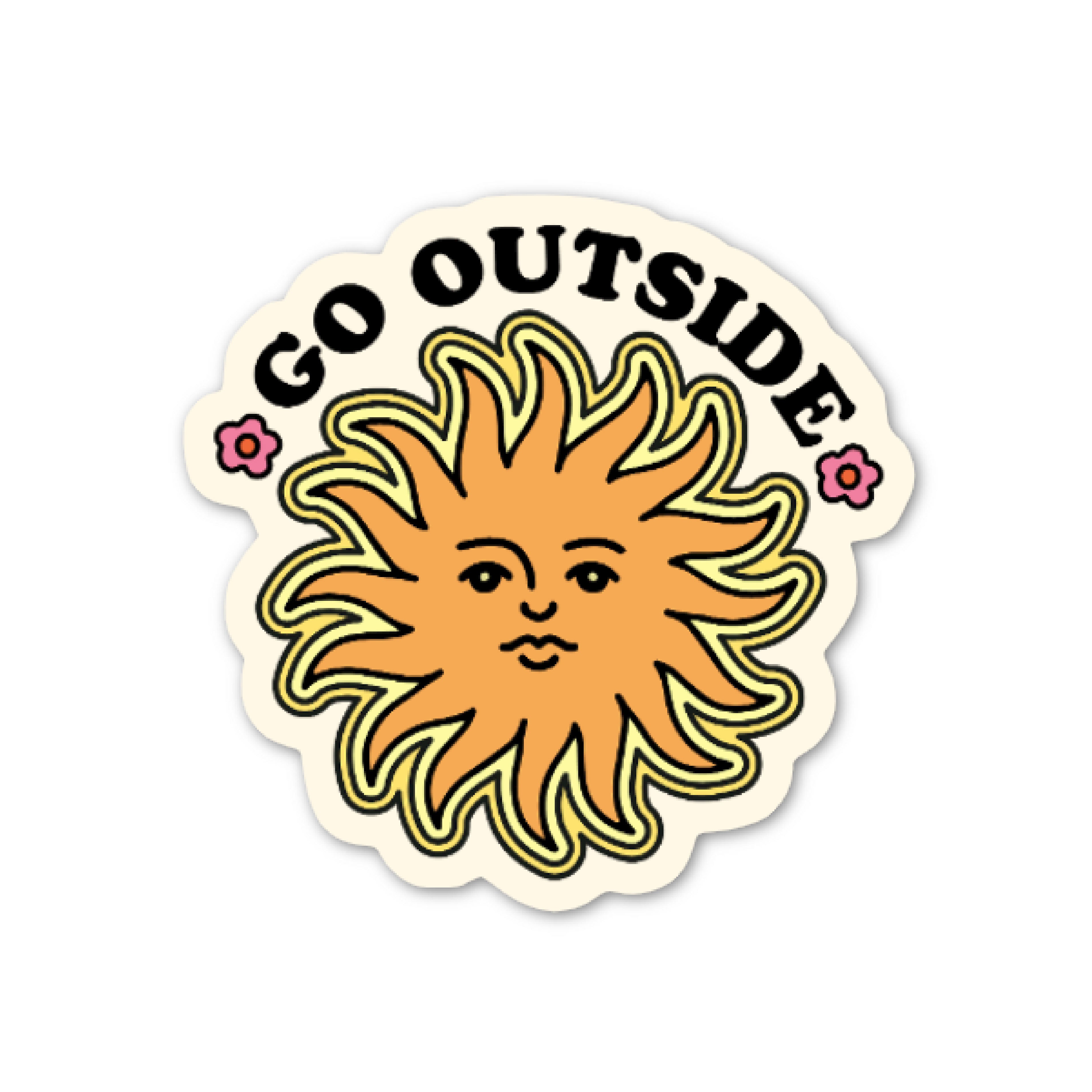 Go Outside Sticker – Kira Cyan